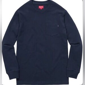 Supreme | Shirts | Supreme Heavyweight Long Sleeve Pocket Tshirt Medium ...